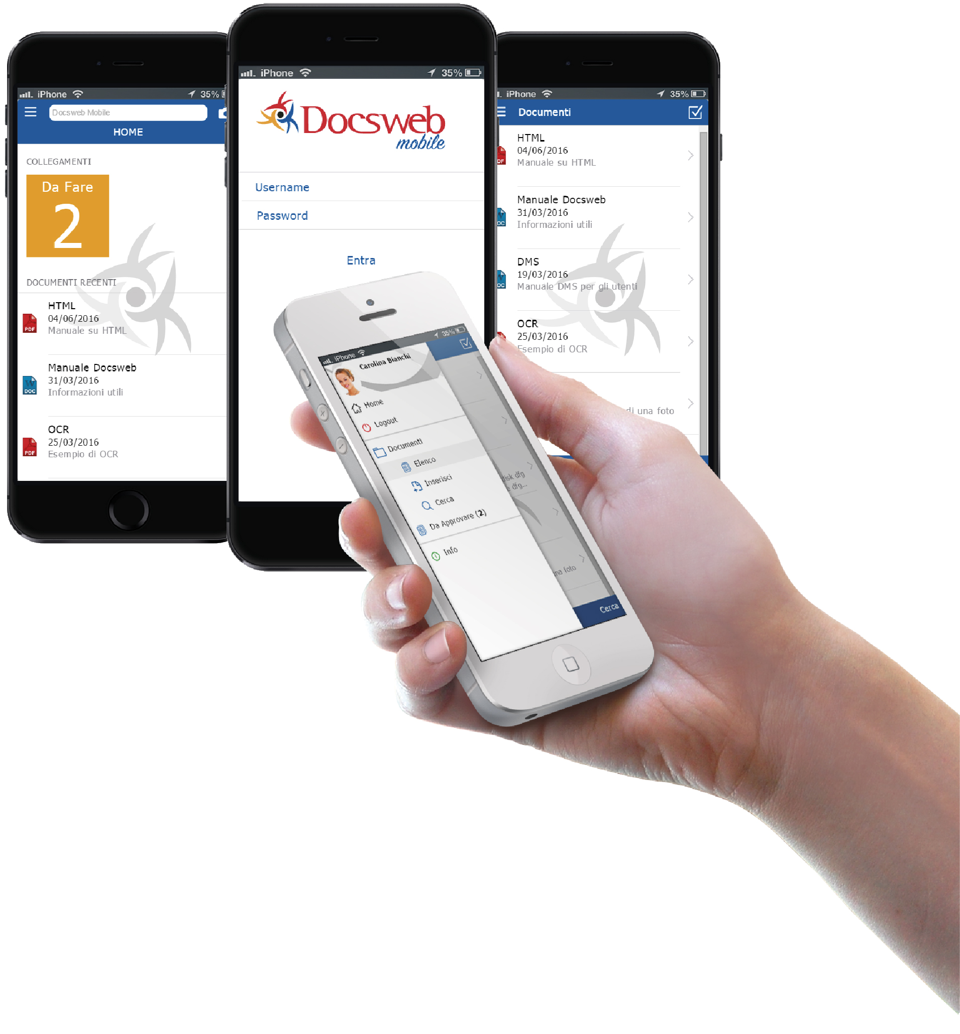 SB Italia presenta Docsweb Mobile - TradeManager
